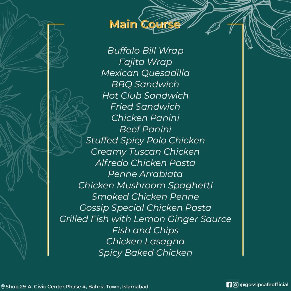 Gossip the cafe - FoodNama