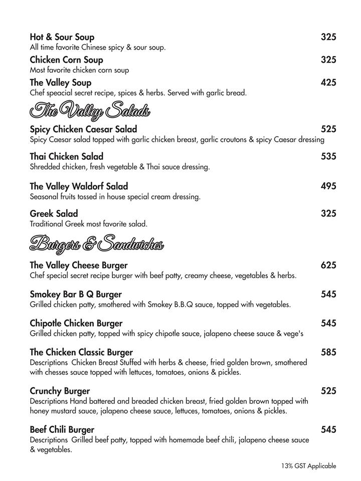 The Valley Restaurant - FoodNama