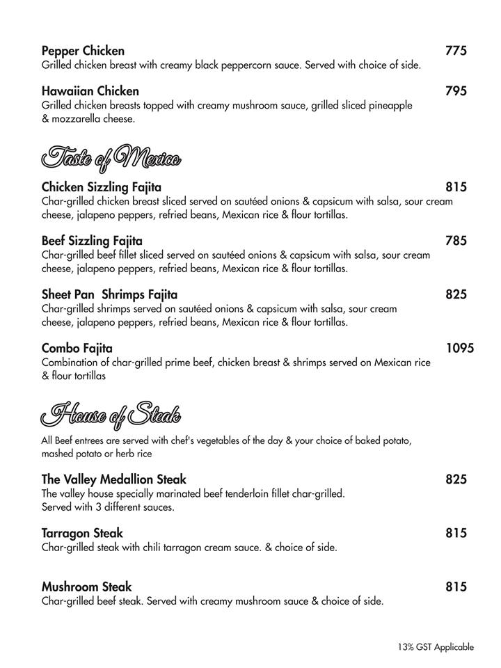 The Valley Restaurant - FoodNama