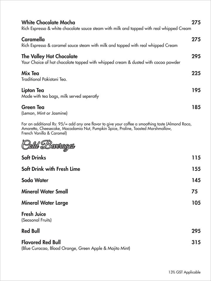 The Valley Restaurant - FoodNama