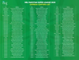 How to Buy PSL Tickets Online - Including the sitting arrangements...