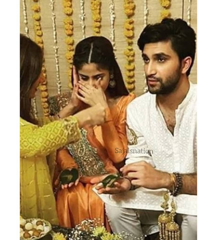 Sajal Aly and Ahad Raza Mir's Wedding Festivities Begin With a Mayun ...