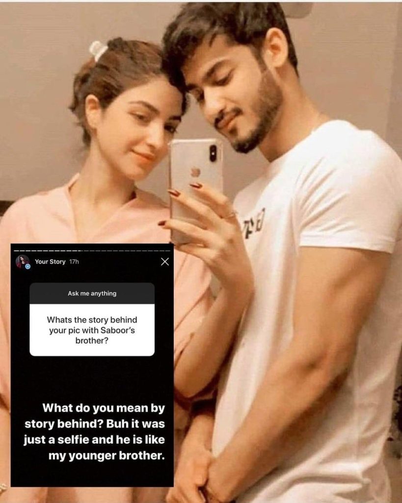 People Are Curious About Kinza Hashmi And Saboor Aly's Brother - Lens