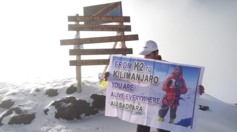 Asad Ali Memon Sets Record At Kilimanjaro With Ali Sadpara In Mind ...