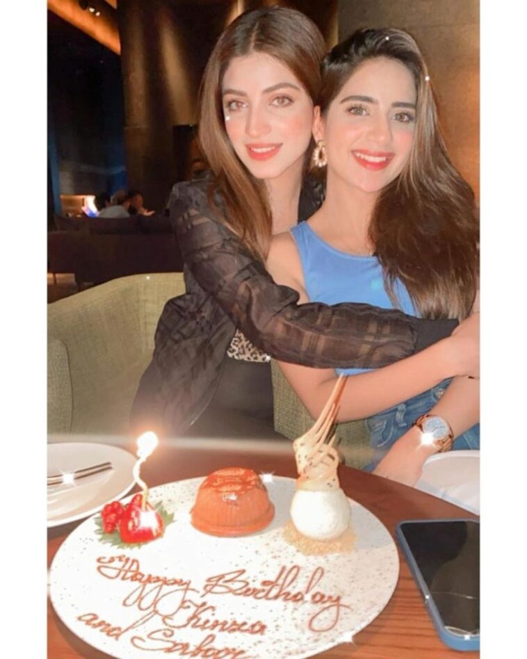 Saboor Aly and Kinza Hashmi Spotted Having a Blast In Dubai - Lens