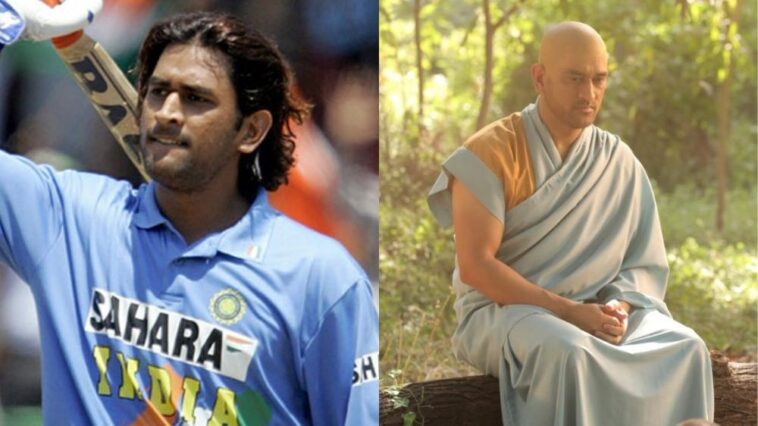 Mahendra Singh Dhoni Shocks Twitter With This Monk Getup [Reactions] - Lens