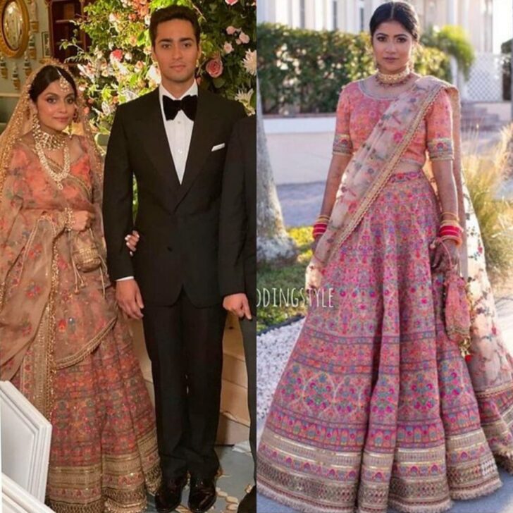 Aisha Saif In a Luxurious 'Sabyasachi' Bridal Attire for Nikkah with ...