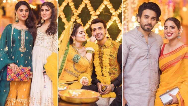 All the Celebrity Spottings at Minal Khan's Mayun Ceremony [Pictures ...