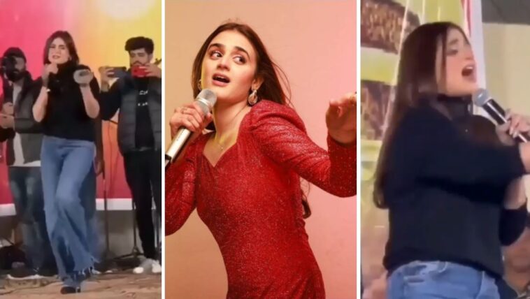 'Bathroom Singer!': Internet Reacts to Hira Mani Singing at a Concert ...