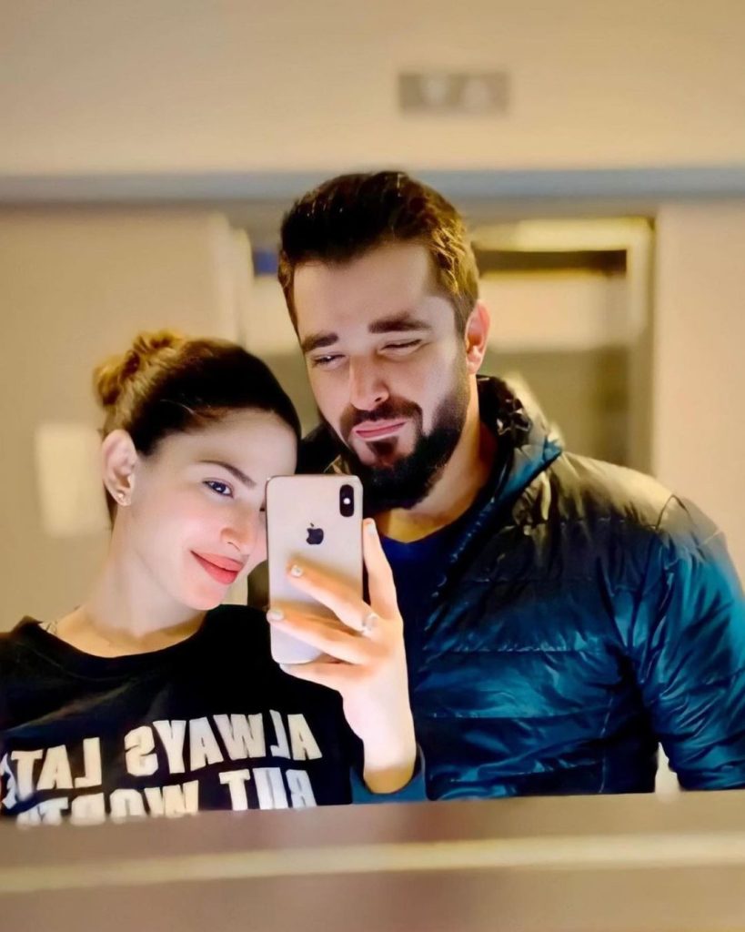Throwback: Memorable Loved-up Snaps Of Hamza Abbasi And Naimal - Lens