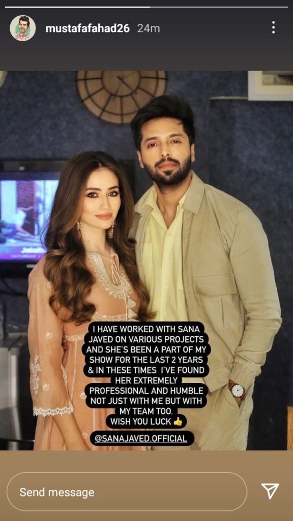 Fahad Mustafa And Nadeem Baig Under Fire For Supporting Sana Javed - Lens