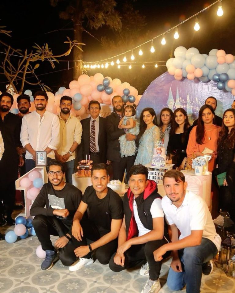 Imad Wasim & Saniya Celebrate Daughter Inaya's First Birthday - Lens