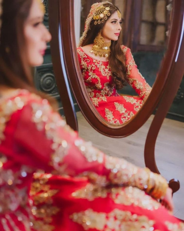 Azekah Daniel Looks Dazzling In Crimson Bridal Jora [Pictures] - Lens