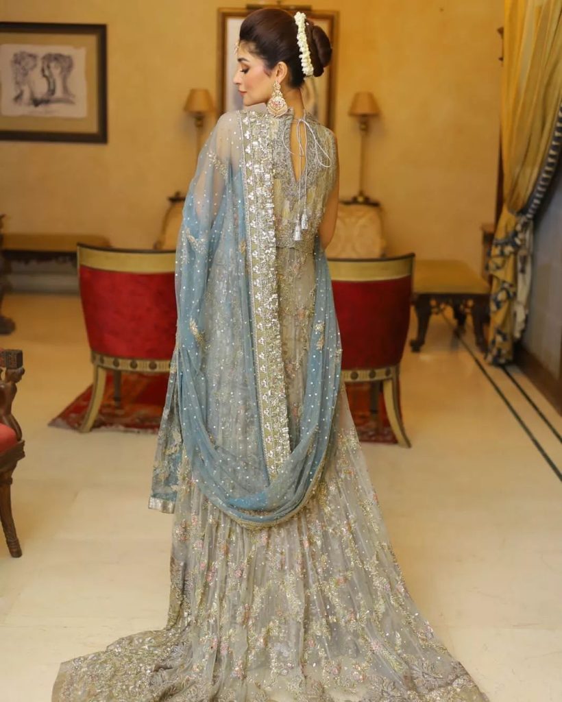 Zoya Nasir Looks Dreamy In Powder Blue Shimmery Gown - Lens