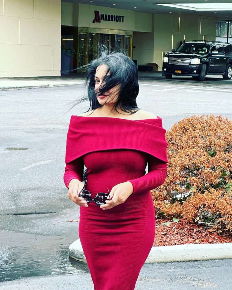 Meera Jee Turns Heads in Haute Maroon Outfit [Images] - Lens