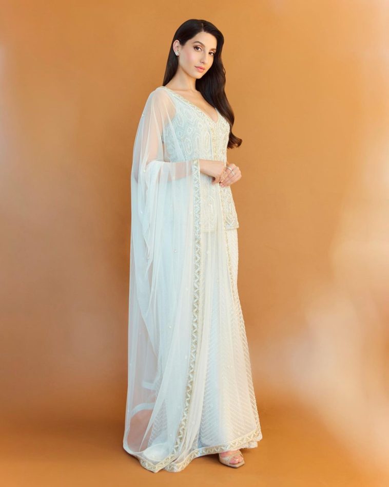 Nora Fatehi Breaks Away From Bold Looks to Channel Her Inner Desi Girl ...