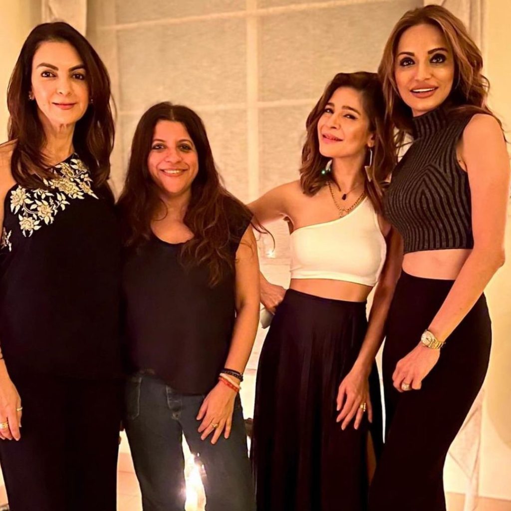 Sarwat Gilani, Ayesha Omar and Ali Zafar Meet Bollywood Legend Javed ...