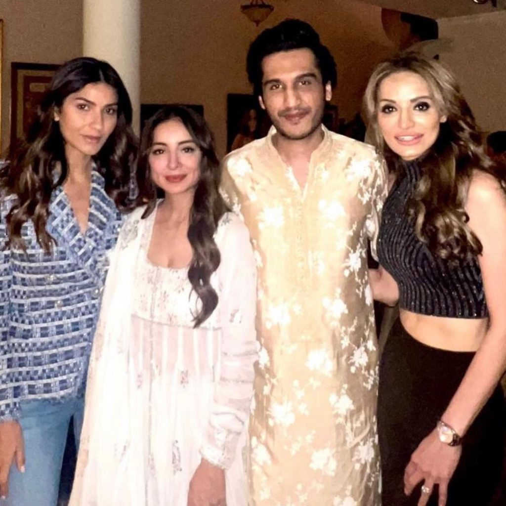 Sarwat Gilani, Ayesha Omar and Ali Zafar Meet Bollywood Legend Javed ...