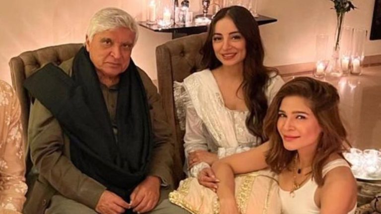 Sarwat Gilani, Ayesha Omar and Ali Zafar Meet Bollywood Legend Javed ...