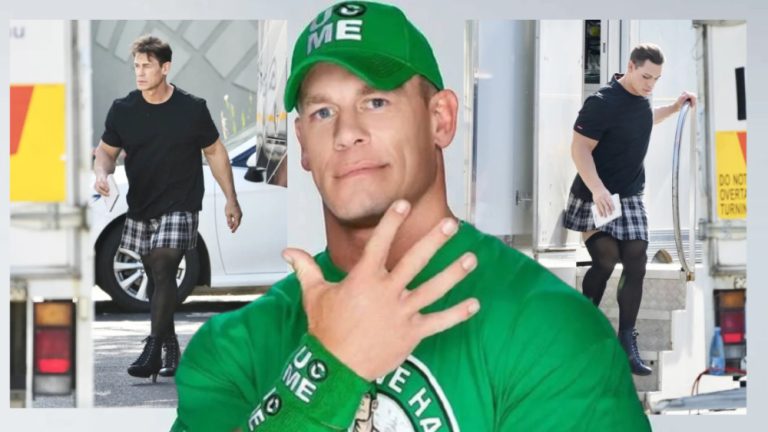 WWE Star John Cena Breaks The Internet in Mini Skirt and High Heels ...