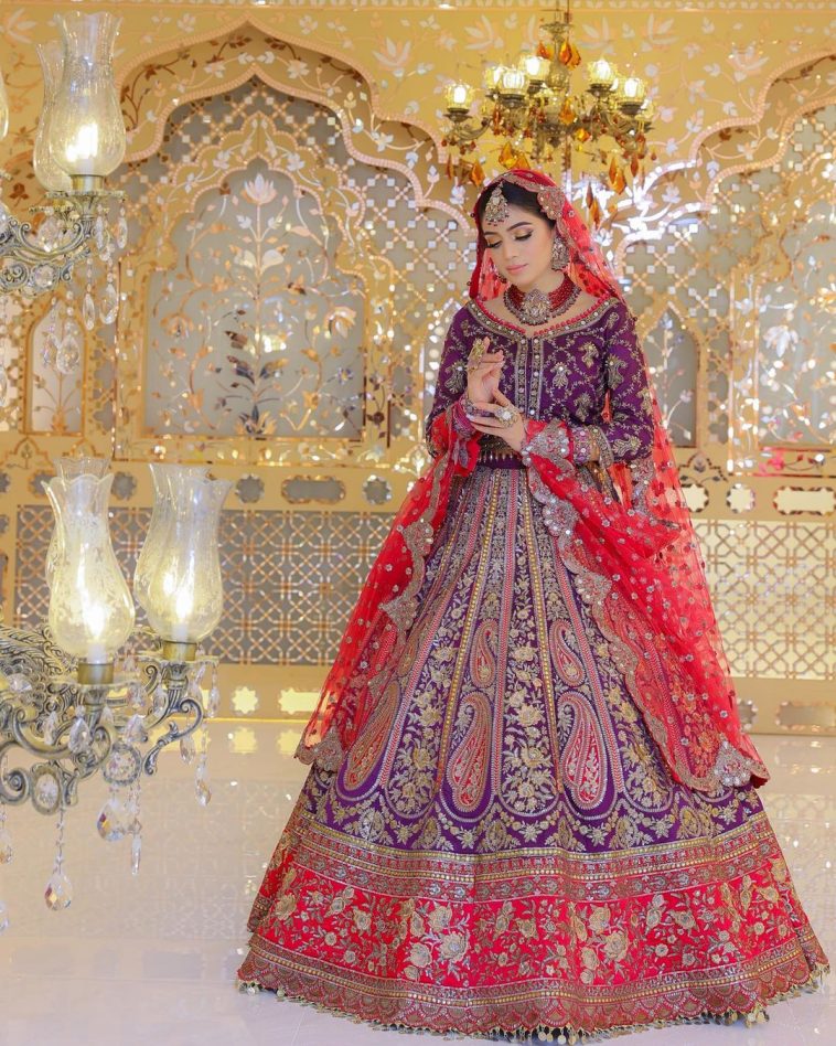 Laiba Khan is a Flawless Beauty in Vibrant Bridal Attires - Lens