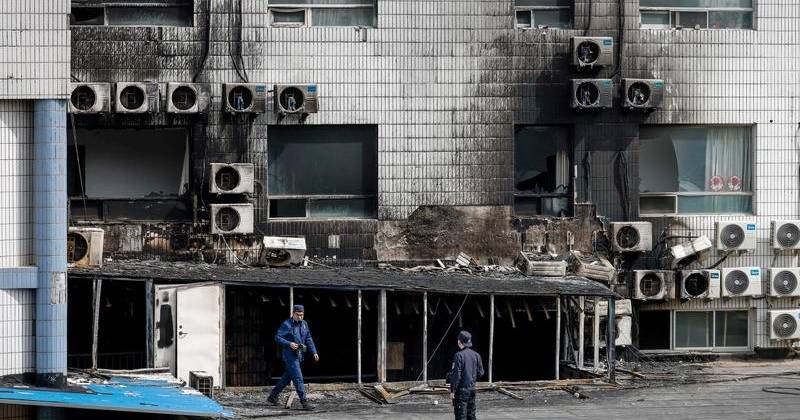 Video of Patients' Desperate Escape From Deadly Fire in Chinese ...