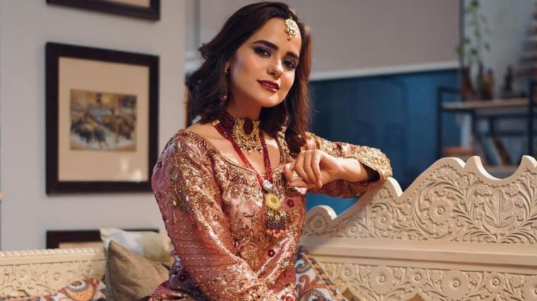Rabya Kulsoom is a Vision to Behold in Peach Bridal Jora [Pictures] - Lens