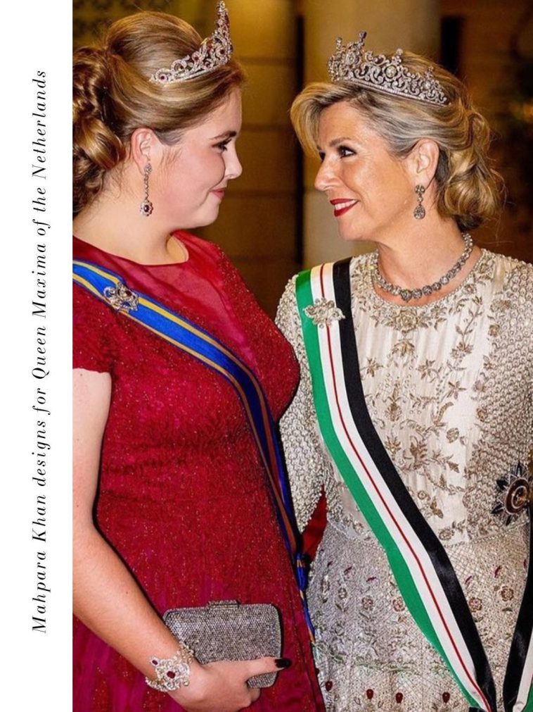 Pakistan's Mahpara Khan Creates Exquisite Gown for Queen Máxima of ...