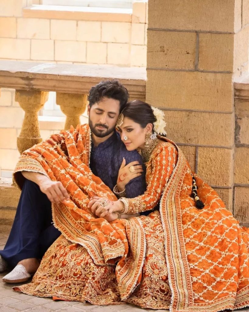 Ayeza Khan and Danish Taimoor Make Hearts Flutter in Erum Khan Couture ...