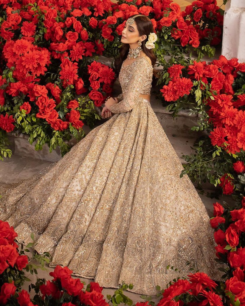 Maya Ali Radiates Timeless Elegance in Pristine White Bridal Jora - Lens