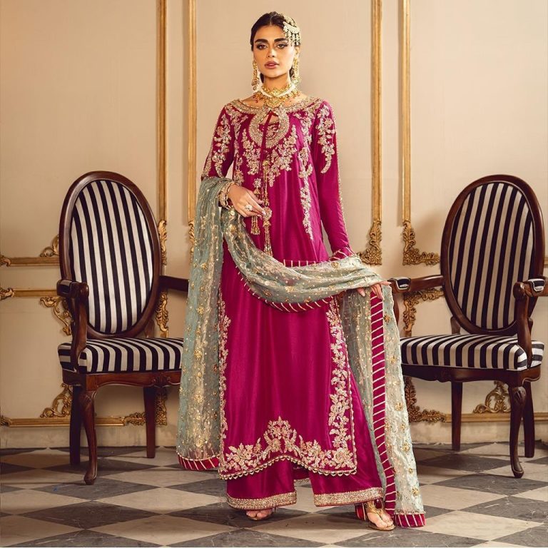 Sadaf Kanwal Radiates Elegance in Sara Rohale Asghar's Festive ...