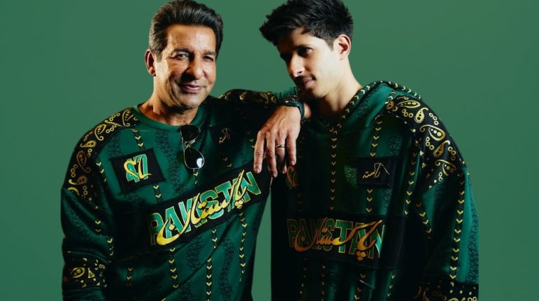 Wasim Akram and His Son Serve Father-Son Style Goals [Images] - Lens