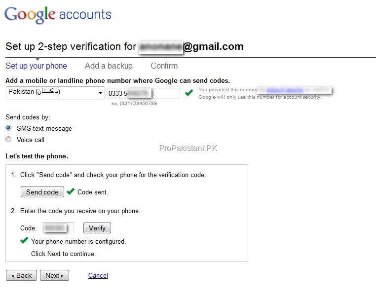 How To Enable 2 Step Verification For Google Account 