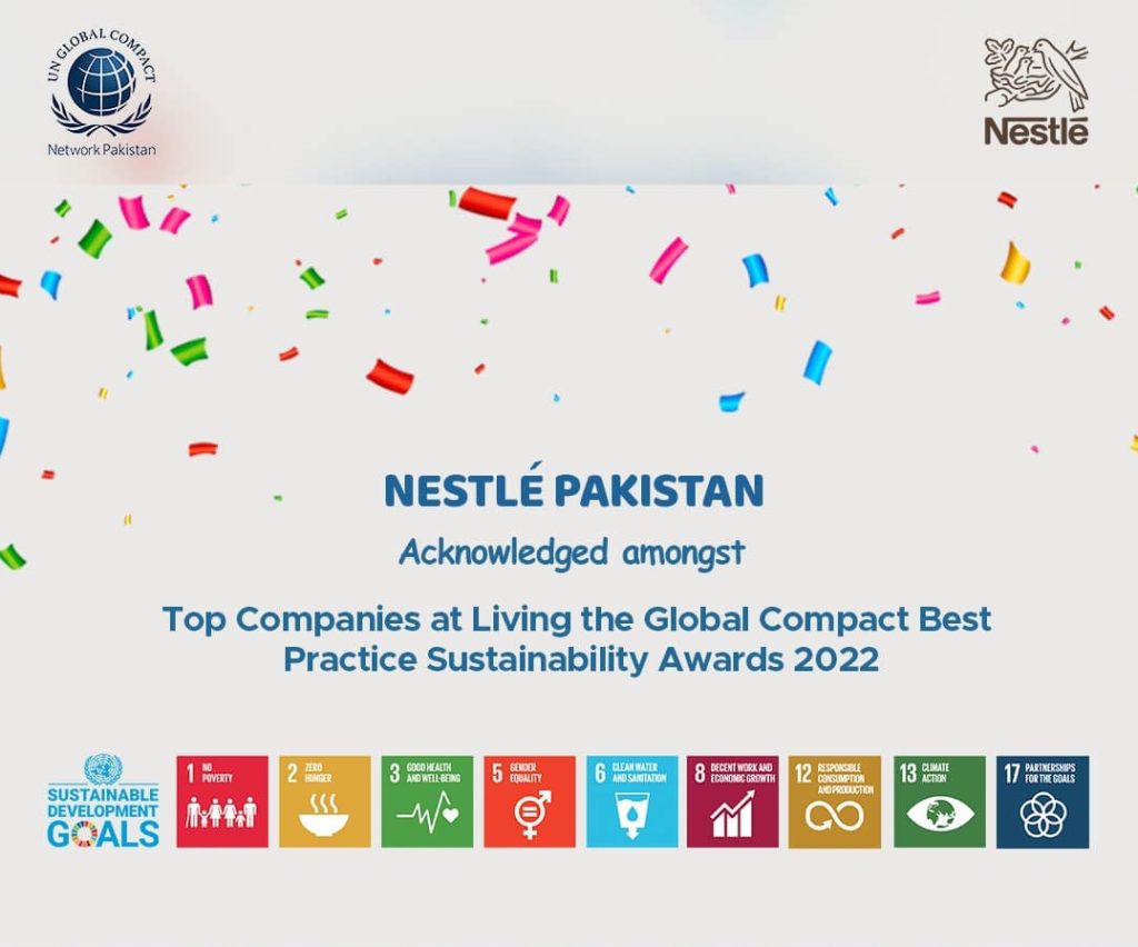 Nestle Pakistan Acknowledged at Living the Global Compact Best Practice ...
