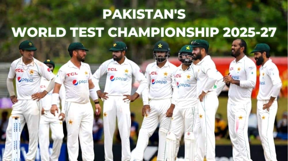 Exciting Fixtures Await Pakistan In The 2025 27 World Test Championship
