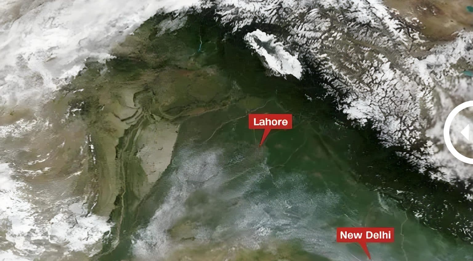 Satellite Images Reveal Shocking View of Pakistan