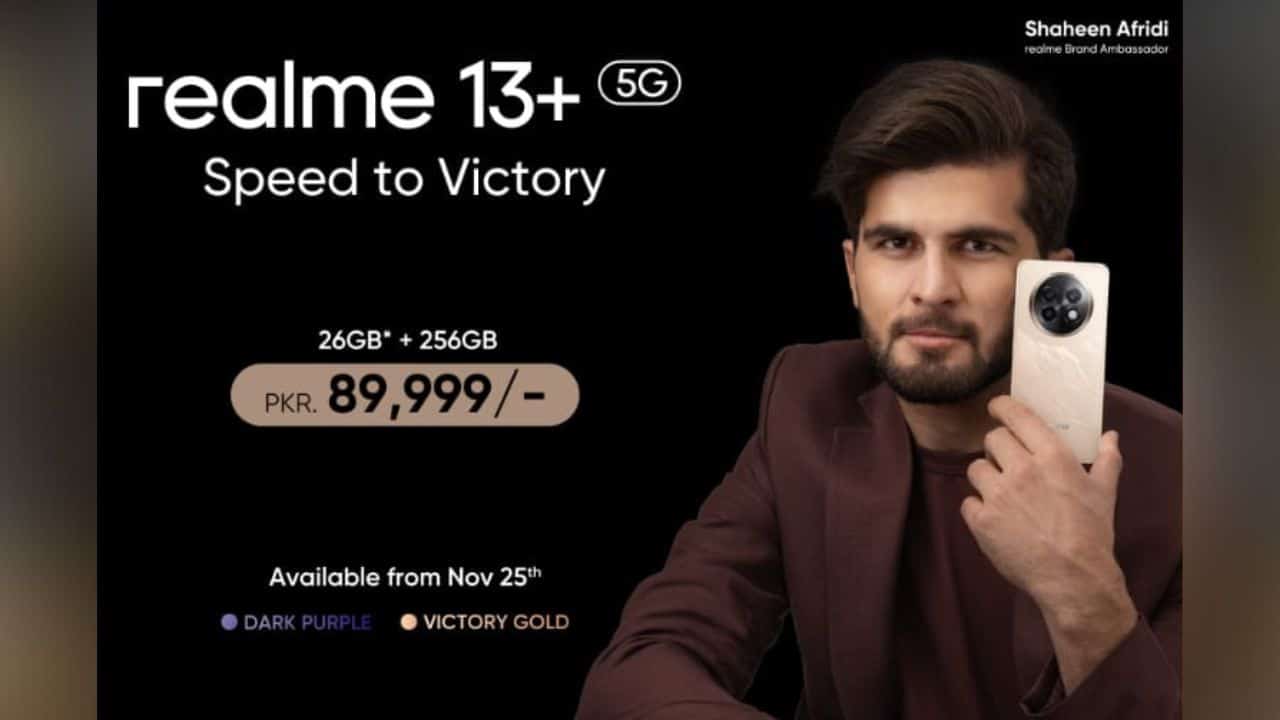 realme 13+ Launches the Fastest Processor at PKR 89,999/-, Gets Crowned ...