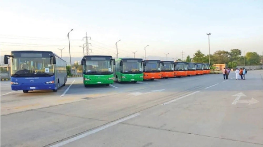 Routes of Red, Orange, Blue, and Green Metro Lines in Islamabad