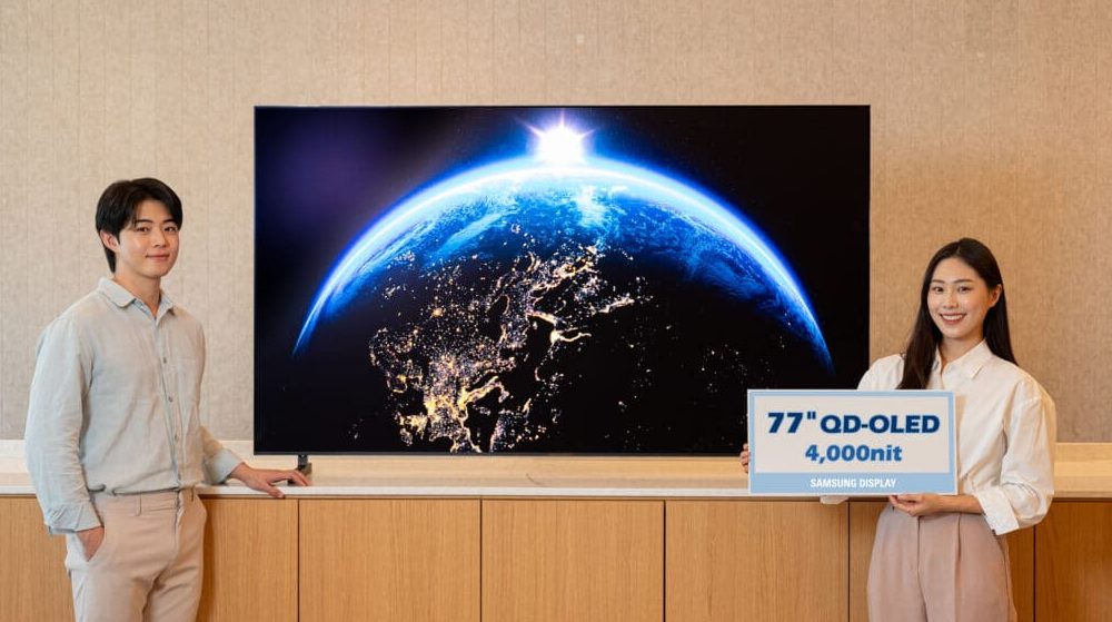 Samsung Display Unveils New Quantum Dot OLED Panels With 4,000-Nit ...