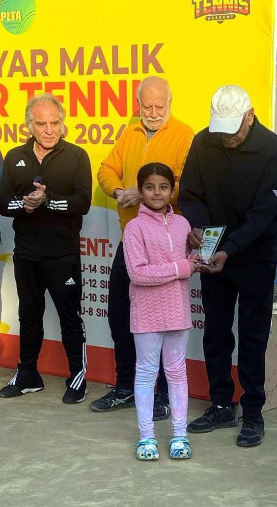 Sheheryar Malik Tennis Tournament 2024-25 Concludes Successfully at Sir ...