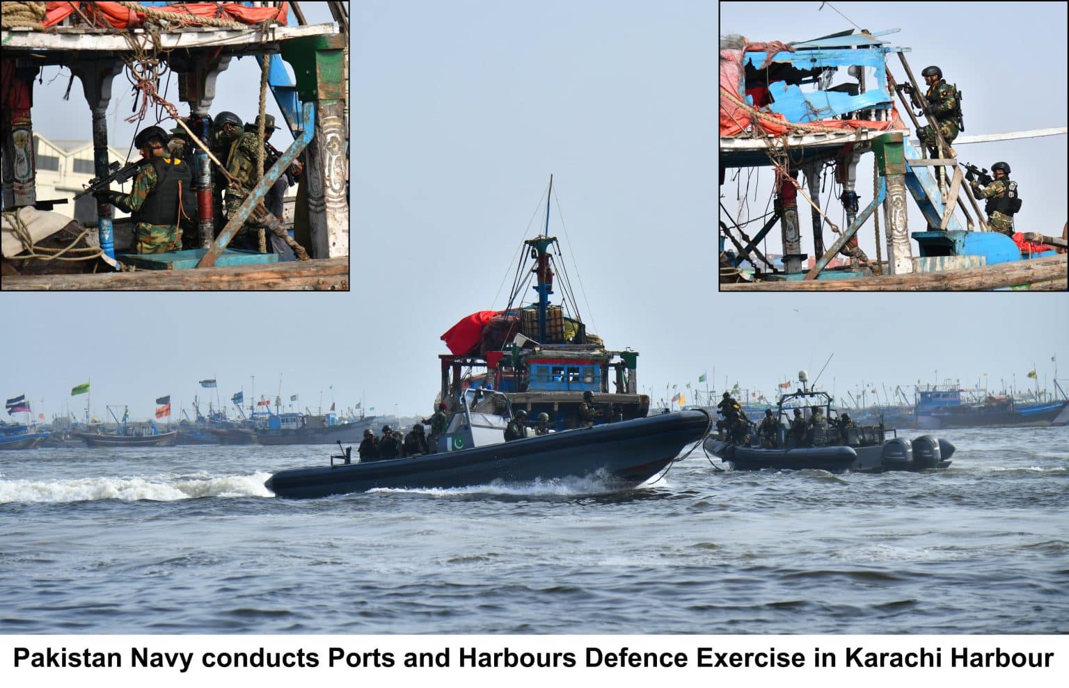 Pakistan Navy Holds Exercises to Solidify Defense of Ports and Harbors