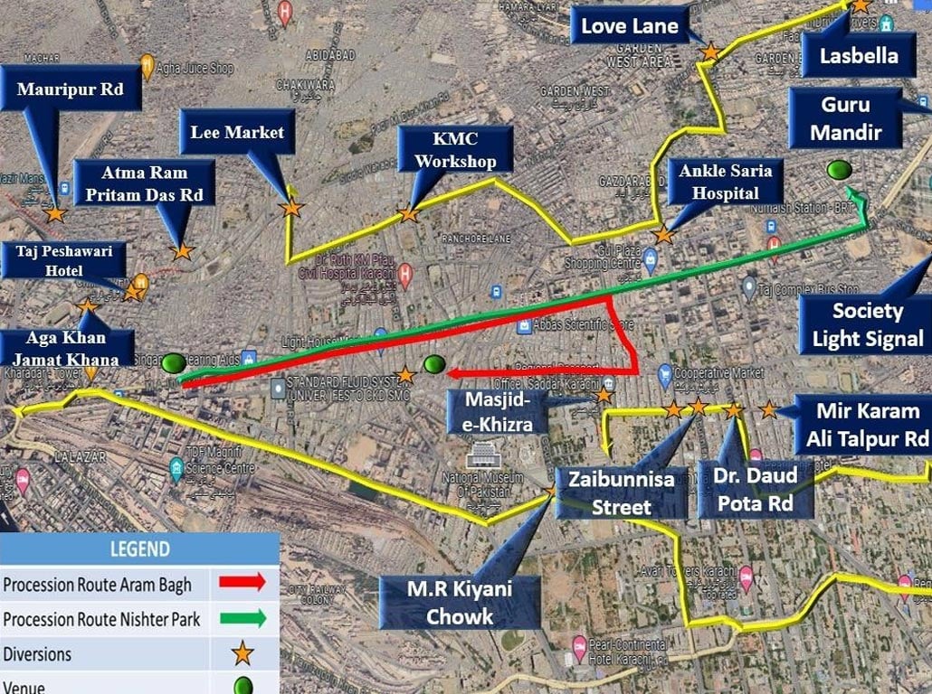 Karachi Traffic Police Unveils Traffic Plan for 12th Rabi-ul-Awal ...