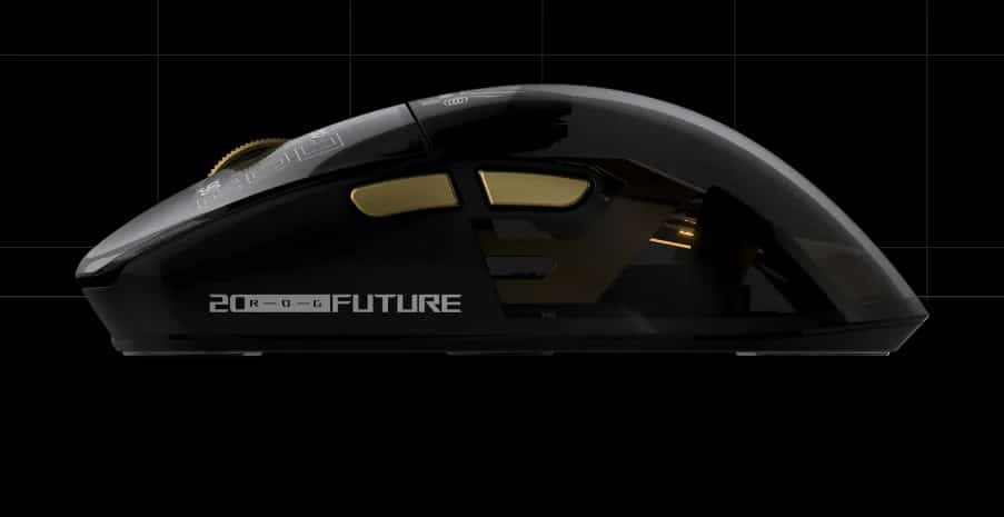 Asus Launches 24K Gold Gaming Mouse for ROG’s 20th Anniversary