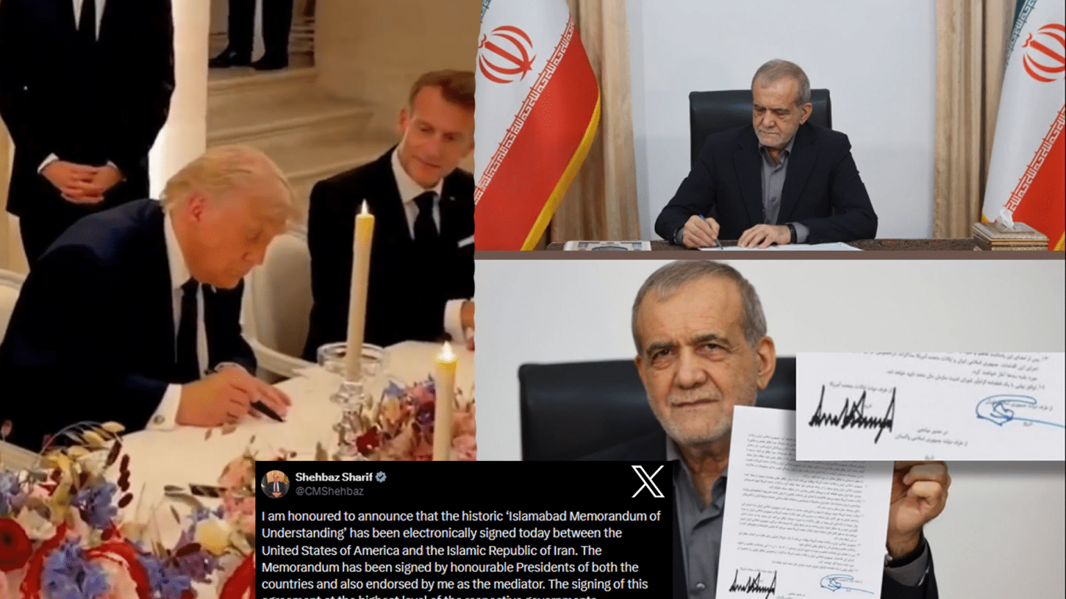 US and Iran Electronically Sign Islamabad MoU to End War