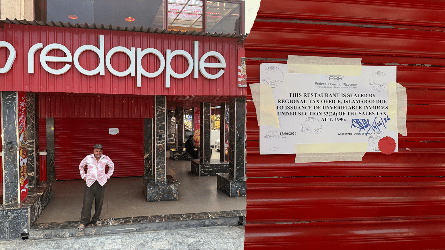 Islamabad's Famous Fast Food Outlet Sealed Over Alleged Tax Fraud